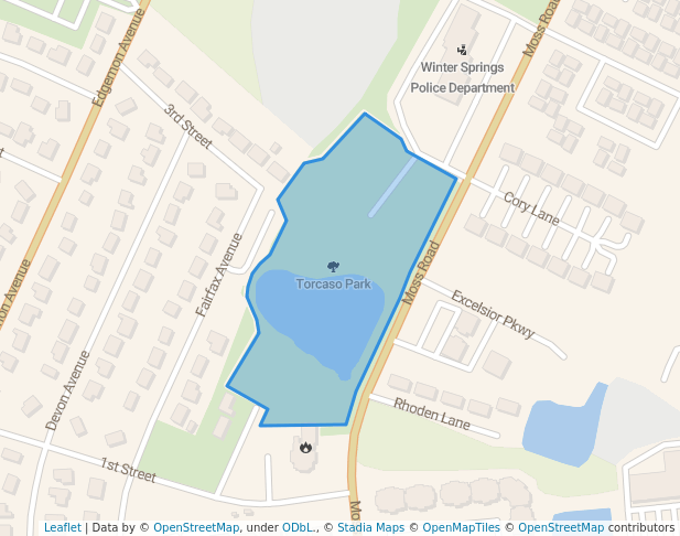 Torcaso Park in Winter Springs | Map and Routes