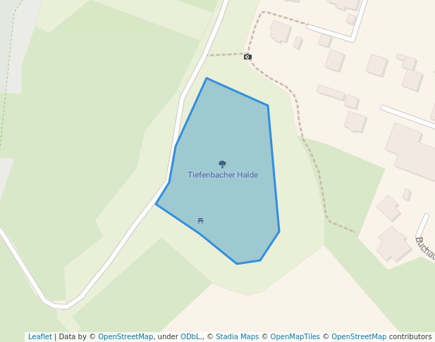 Tiefenbacher Halde in Tiefenbach | Map and Routes
