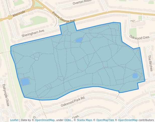 Oakwood Park in London | Map and Routes