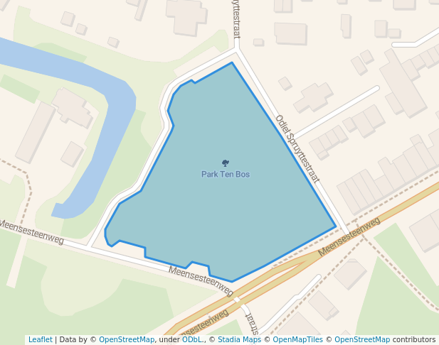 Park Ten Bos in Izegem | Map and Routes