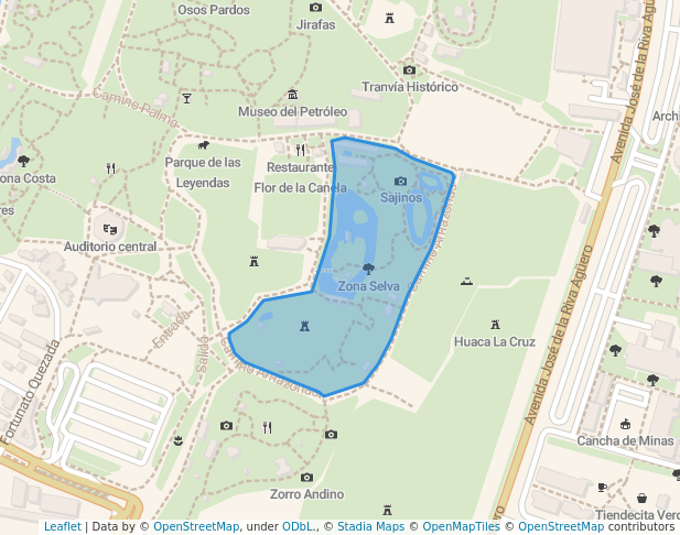 Zona Selva in San Miguel | Map and Routes