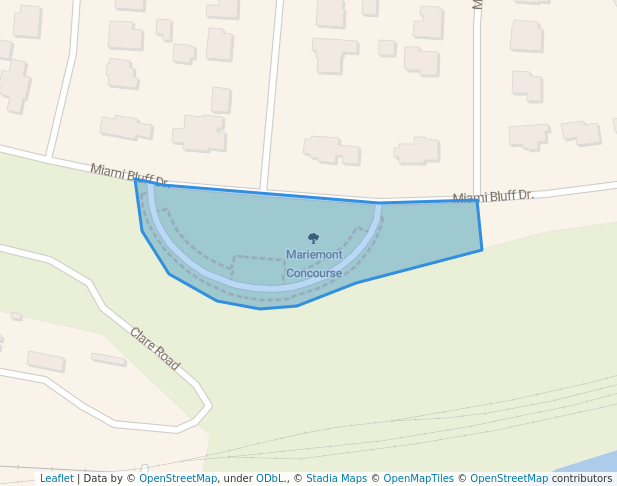 Mariemont Concourse in Cincinnati | Map and Routes