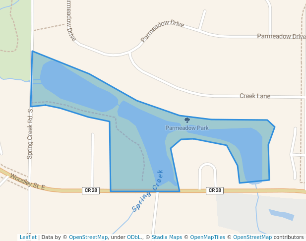 Parmeadow Park in Northfield | Map and Routes