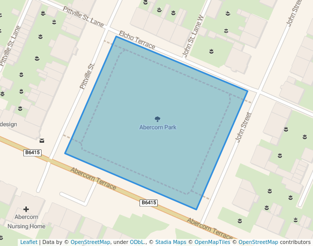 Abercorn Park in Edinburgh | Map and Routes