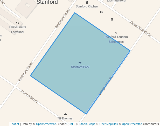 Stanford Park in Stanford | Map and Routes