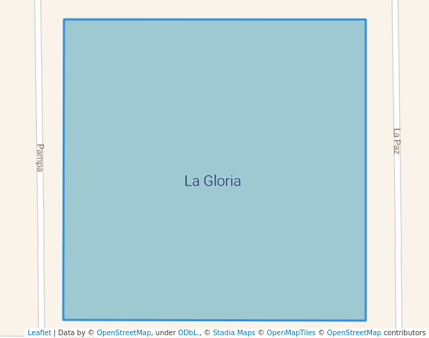 Plaza Principal de La Gloria in La Gloria | Map and Routes