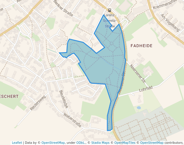 Theodor-Heuss-Park in Willich | Map and Routes