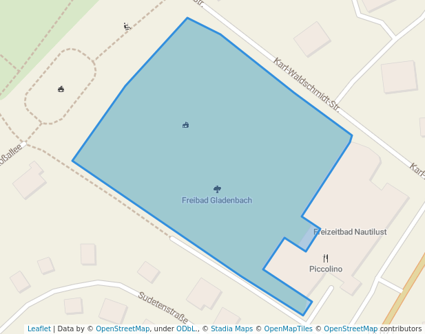 Freibad Gladenbach in Gladenbach | Map and Routes