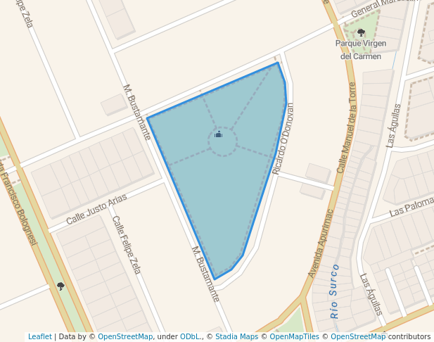 Parque San Martin in Santa Anita | Map and Routes
