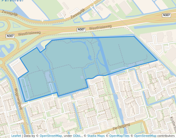 Recreatie- en sportpark Risdam-Noord in Zwaag | Map and Routes
