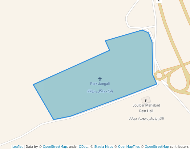 Park Jangali in Mahabad | Map and Routes