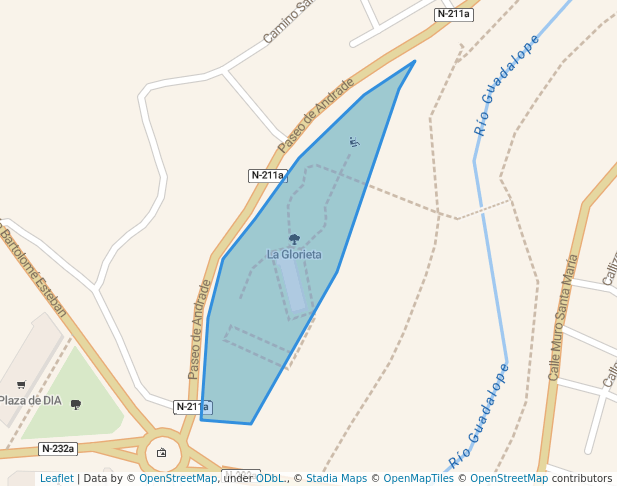 La Glorieta in Alcañiz | Map and Routes