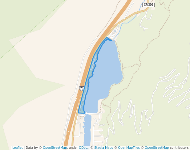 Georgetown Lake Park in Georgetown | Map and Routes