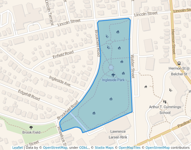 Ingleside Park in Winthrop | Map and Routes