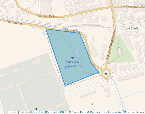 Parco della Roggia Moretta in Trecate | Map and Routes