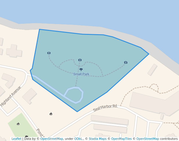 Small Park in Winthrop | Map and Routes