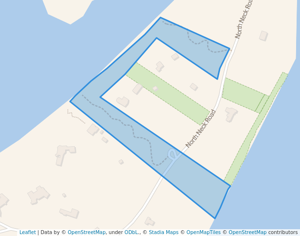 North Neck Highlands Preserve in Edgartown | Map and Routes