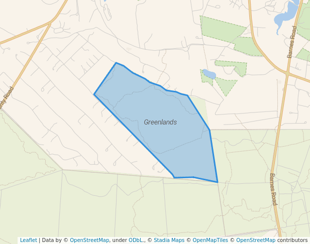Greenlands in West Tisbury | Map and Routes