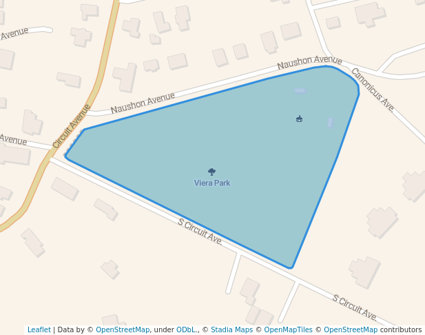 Viera Park in Oak Bluffs | Map and Routes