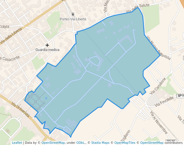 Parco Superiore in Portici | Map and Routes