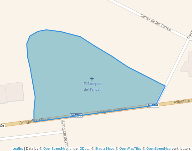 El Bosquet del Tancat in Falset | Map and Routes