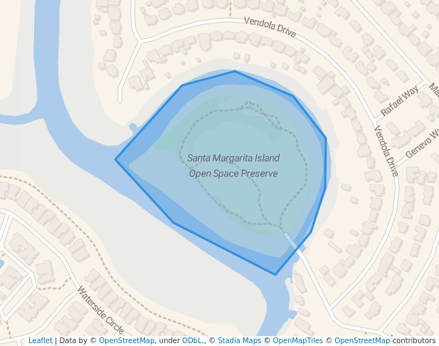Santa Margarita Island Open Space Preserve in San Rafael | Map and Routes