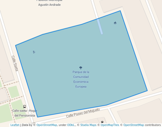 Parque De La Comunidad Económica Europea in La Rinconada | Map and Routes