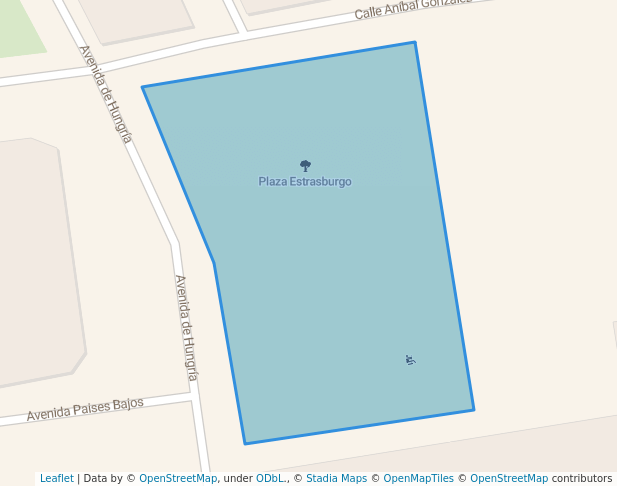 Plaza Estrasburgo in La Rinconada | Map and Routes