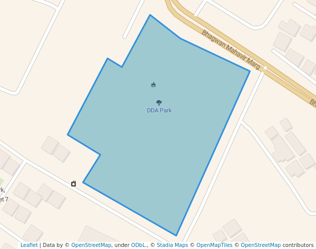 DDA Park in New Delhi | Map and Routes