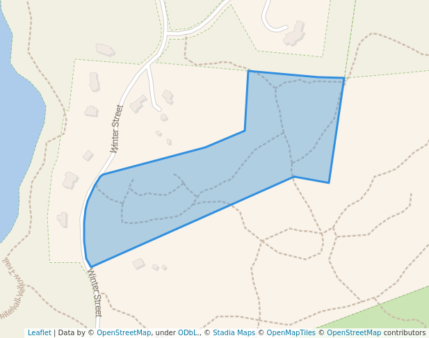 Phipps Woods in Hopkinton | Map and Routes