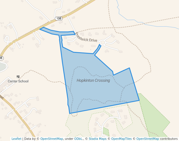Hopkinton Crossing in Hopkinton | Map and Routes