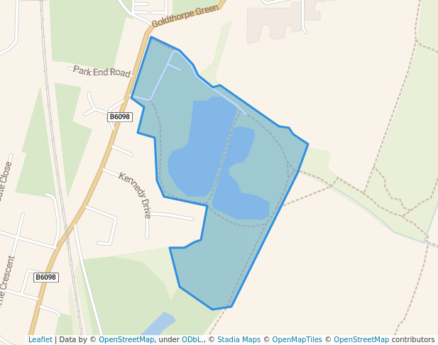 Bolton Brickyard Ponds in Goldthorpe | Map and Routes