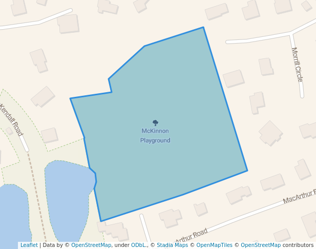 McKinnon Playground in Wellesley | Map and Routes