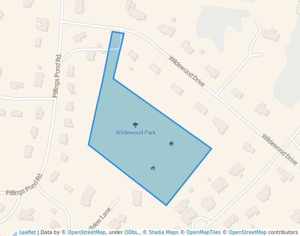 Wildewood Park in Lynnfield | Map and Routes