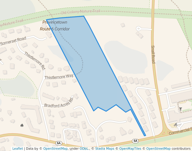 Whistle Path Woods in Provincetown | Map and Routes