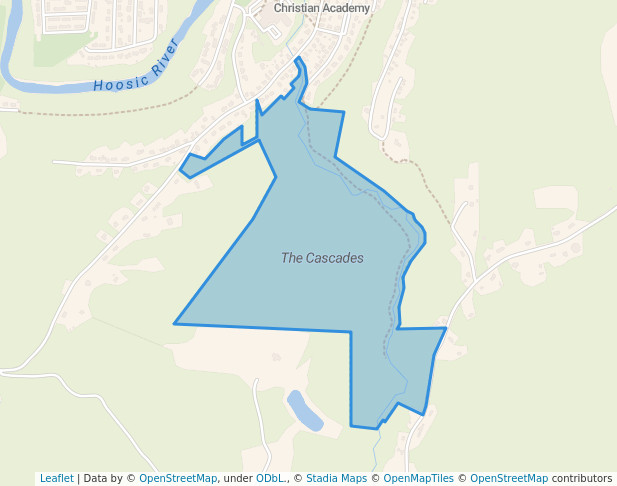 The Cascades in North Adams | Map and Routes