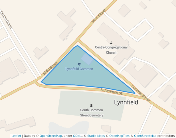 Lynnfeild Common in Lynnfield | Map and Routes