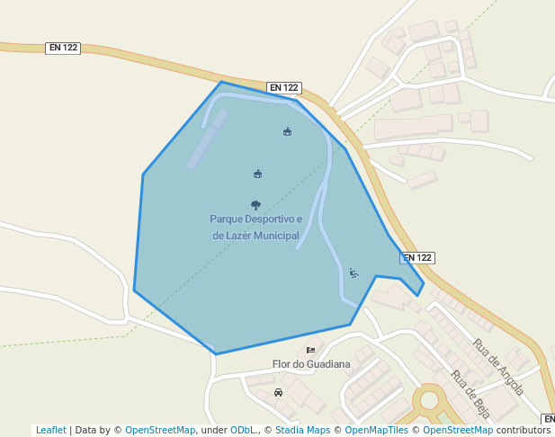 Parque Desportivo e de Lazer Municipal in Mértola | Map and Routes