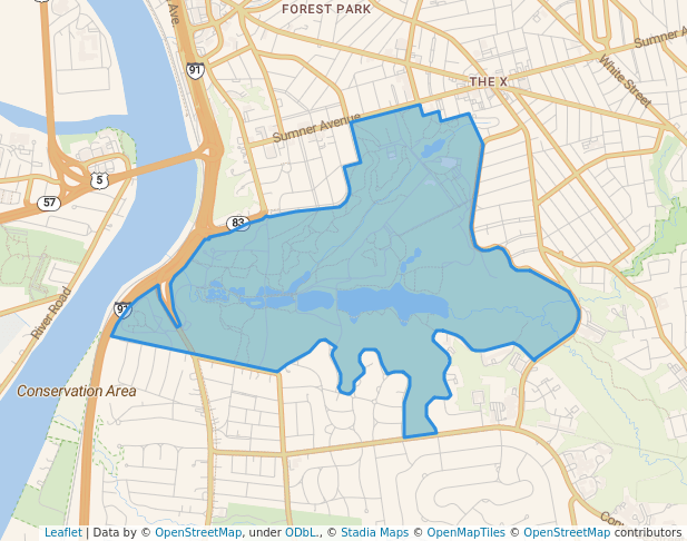 Forest Park in Springfield | Map and Routes