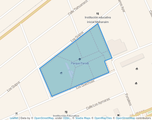 Parque Parodi in Santa Anita | Map and Routes