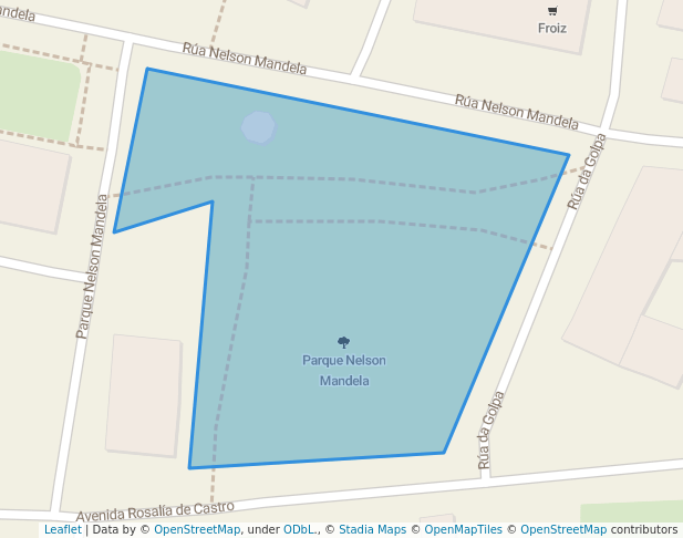 Parque Nelson Mandela in Oleiros | Map and Routes