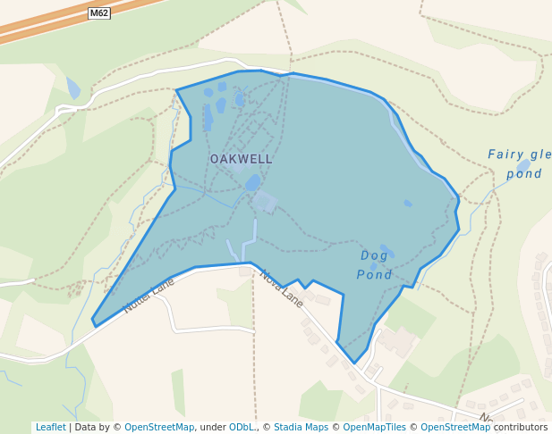 Oakwell Country Park in Birstall | Map and Routes