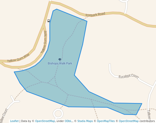 Bishops Walk Park in Thurgoona | Map and Routes