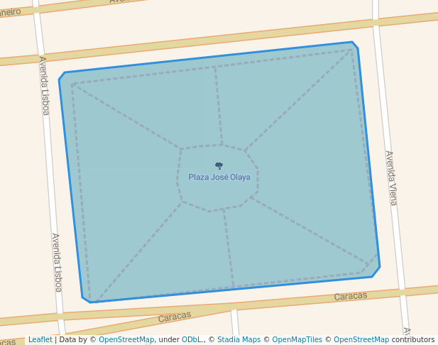 Plaza José Olaya in Ica | Map and Routes