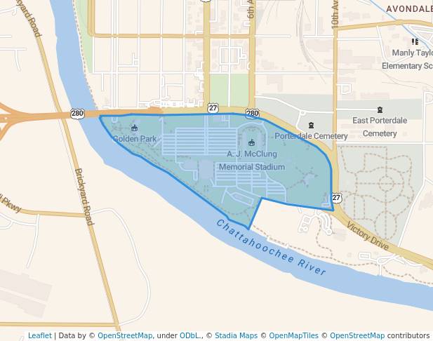 The South Commons Sports and Entertainment Complex in Columbus | Map ...