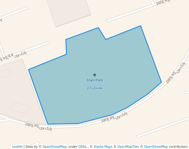 Eram Park in Binalood | Map and Routes