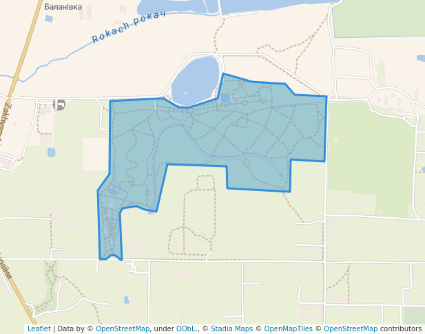 Bucha Public Park in Bucha | Map and Routes