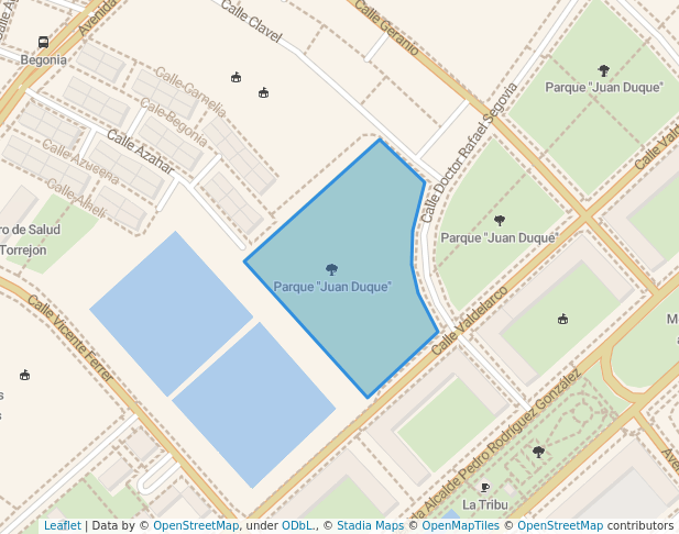 Parque "Juan Duque" in Huelva | Map and Routes