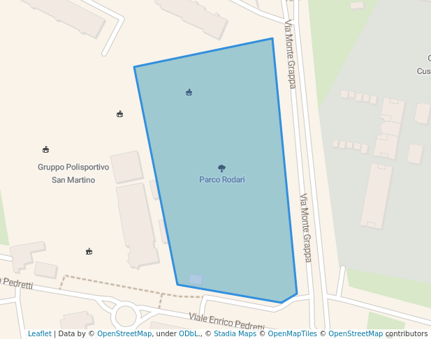 Parco Rodari in Cusano Milanino | Map and Routes