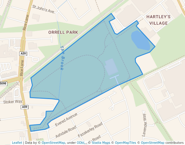 Rice Lane Recreation Ground in Liverpool | Map and Routes
